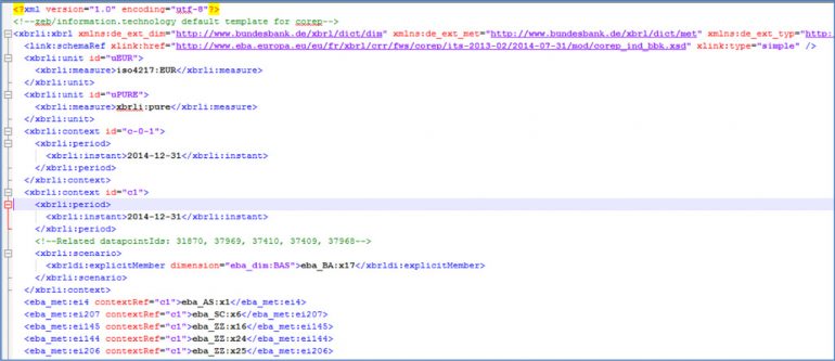 Elektronische Meldung mit XBRL | BankingHub